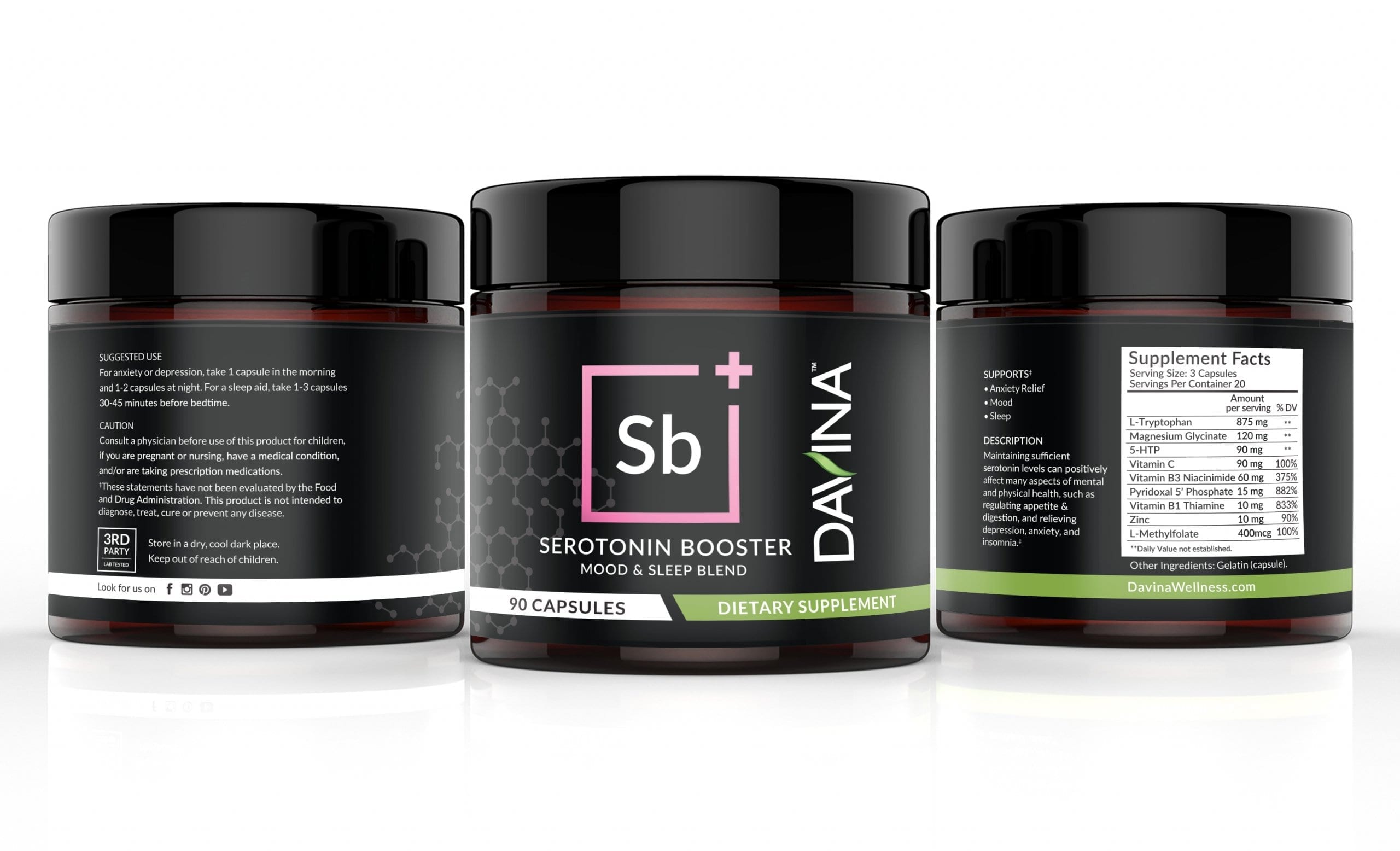 Serotonin Booster (Depression, Anxiety, Sleep) - Davina Wellness