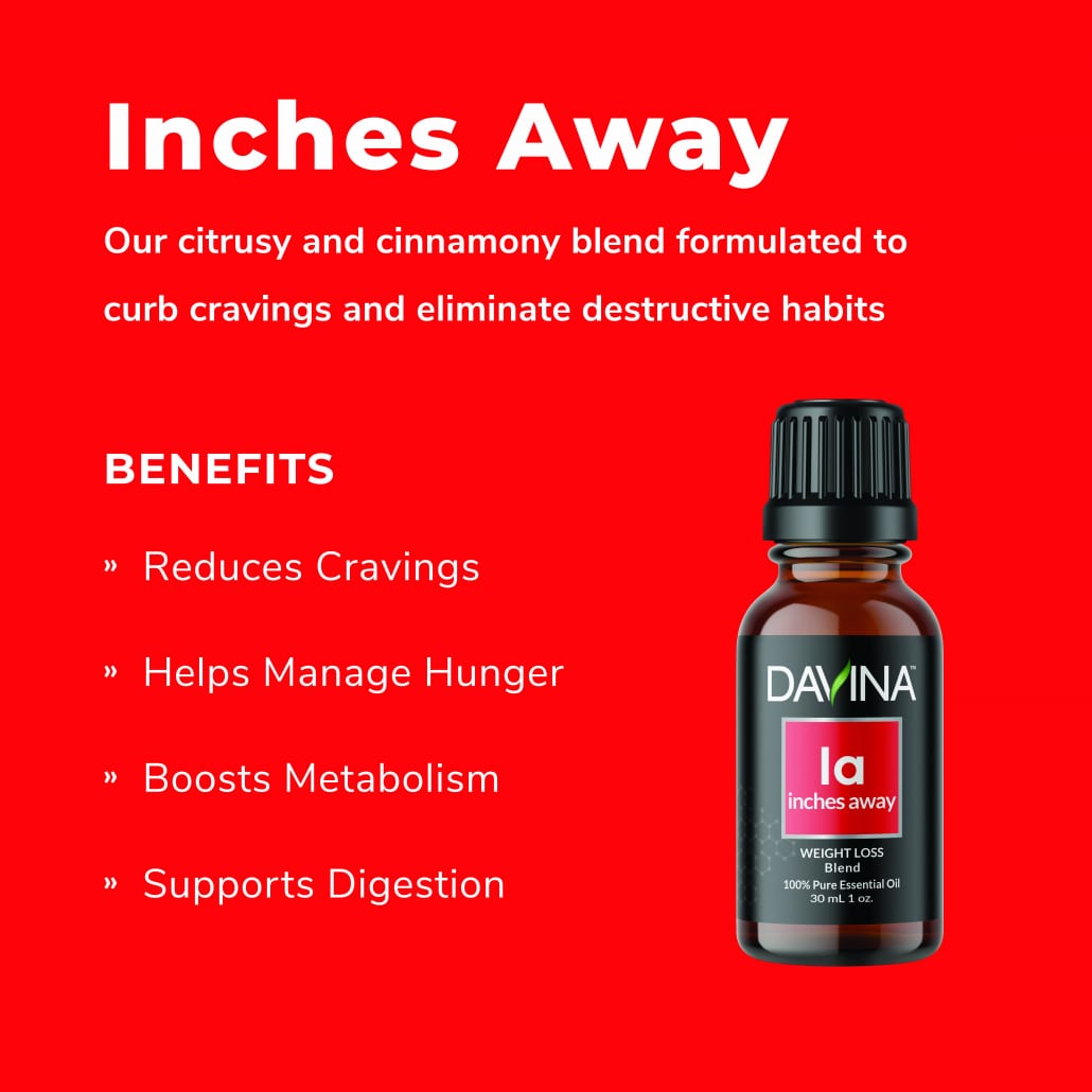 Inches Away (Appetite Suppressant) Essential Oil Blend | Davina Wellness