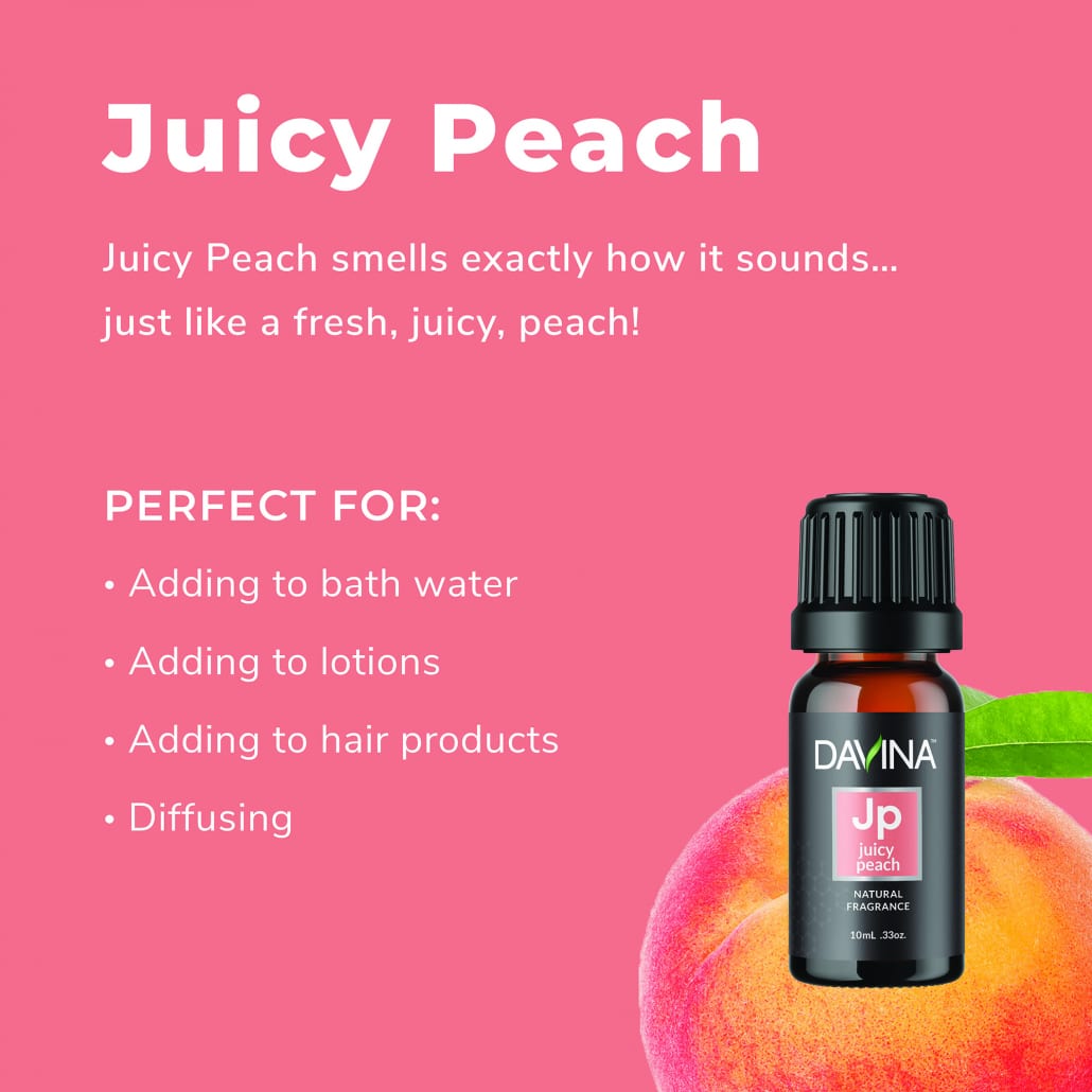 Juicy Peach Natural Fragrance | Davina Wellness